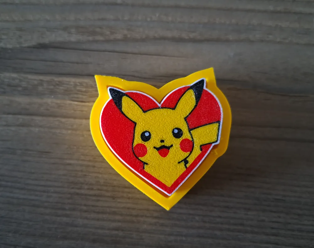 Pokemon Pikachu fidget clicker keyboard switch by creachick3d - MakerWorld