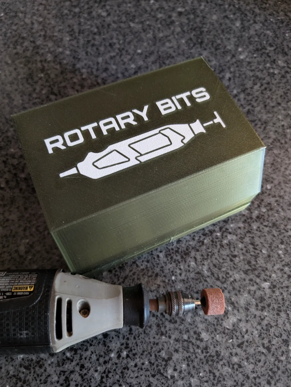 Rotary Bit Holder (Dremel compatible) Remixed by jamesSF69 - MakerWorld