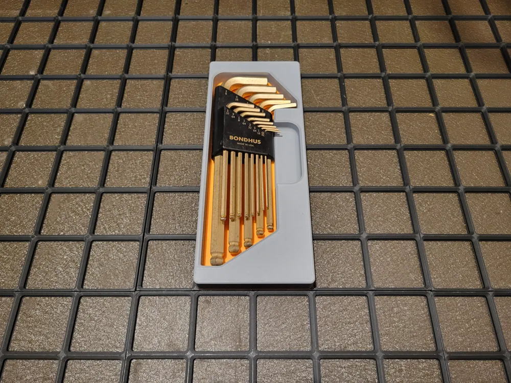 Bondhus Imperial Allen Key Gridfinity Tray by Tom Brenner MakerWorld: Download Free 3D Models