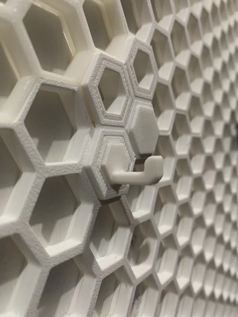 Small Hook for HSW (honeycomb storage wall) Remixed by LTB-3D - MakerWorld