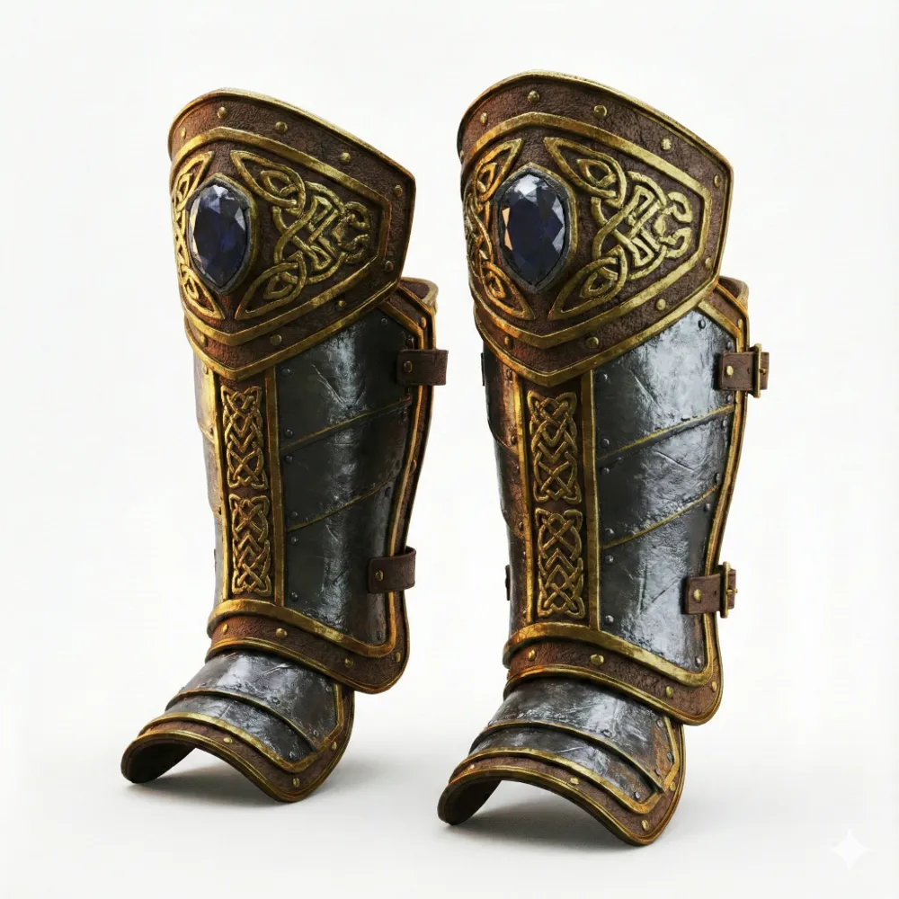 Zwergen-Schienbein-Rüstung im Herr der Ringe-Stil – Kostenloses 3D ...