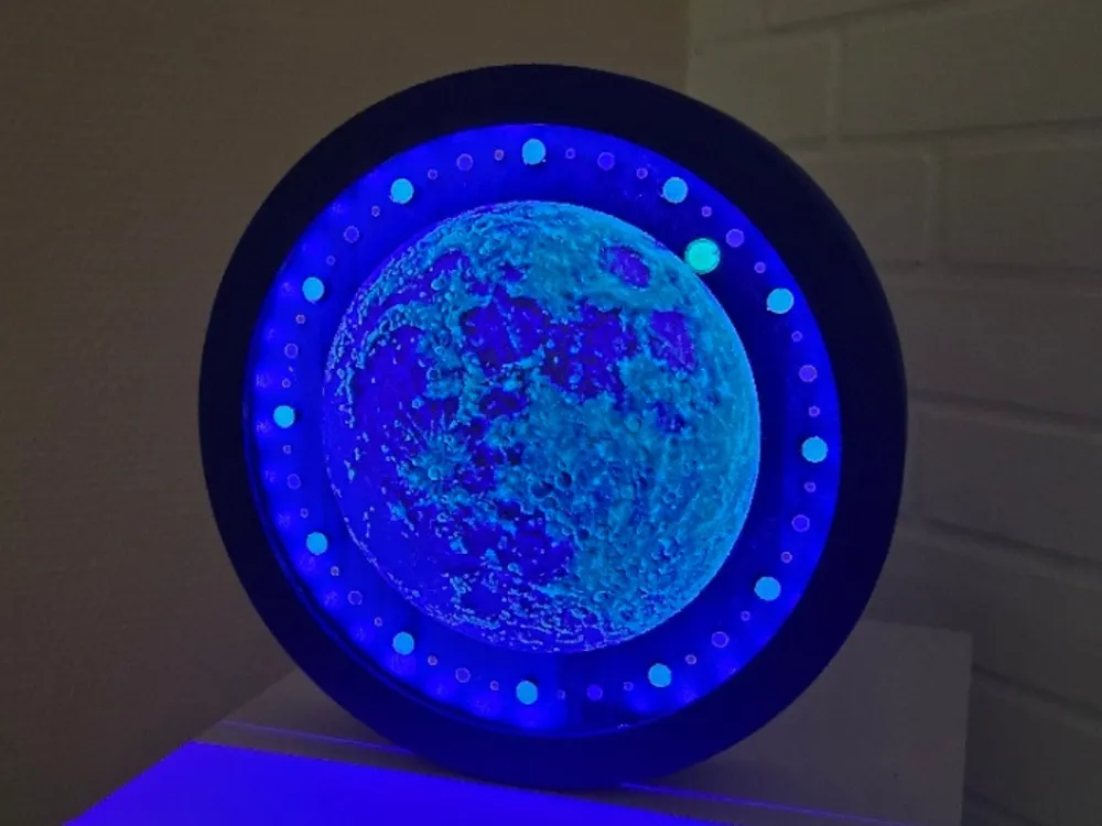 Realistic Moon Watch optional with LED by 3D_Freak MakerWorld: Download ...