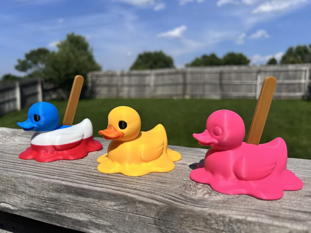 Melting Duck Pop - Free 3D Print Model - MakerWorld