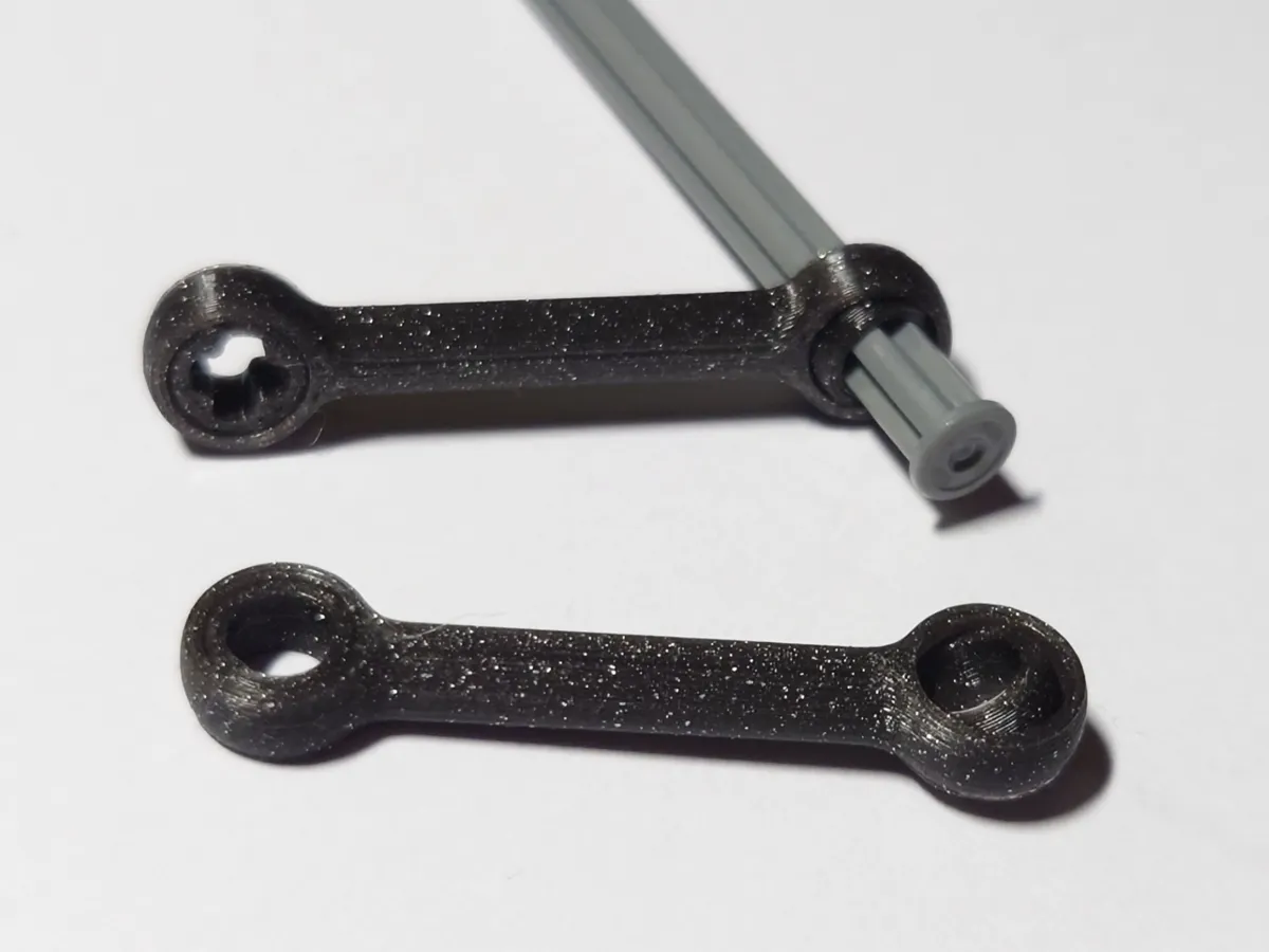 Links with integrated ball joint connection - Free 3D Print Model ...