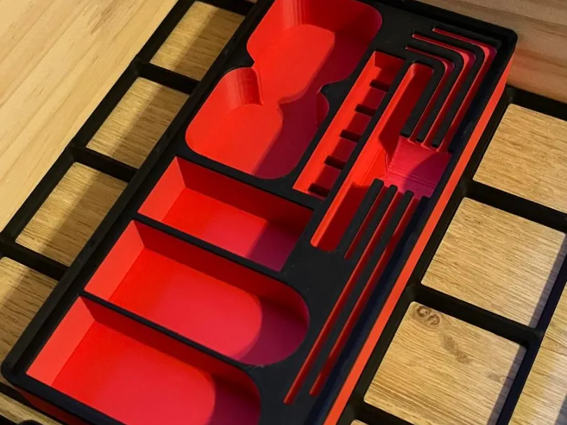 Gridfinity X1C/P1S Parts organizer - Free 3D Print Model - MakerWorld