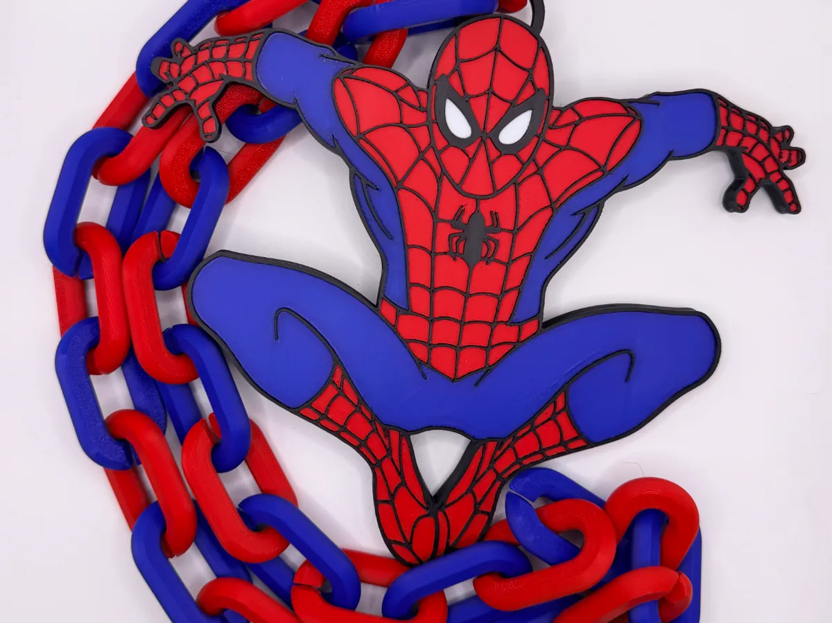 SPIDERMAN HYPE CHAIN - Free 3D Print Model - MakerWorld