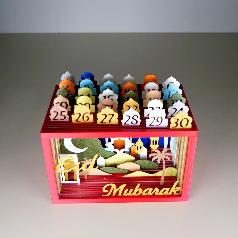 Ramadan Calendar - Free 3D Print Model - MakerWorld