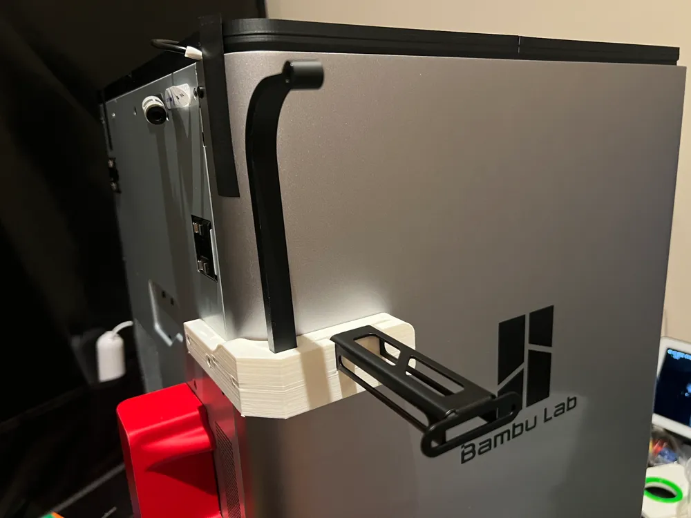 Side Spool Mount and Buffer Plate [Remix] Remixed by LaterRon - MakerWorld