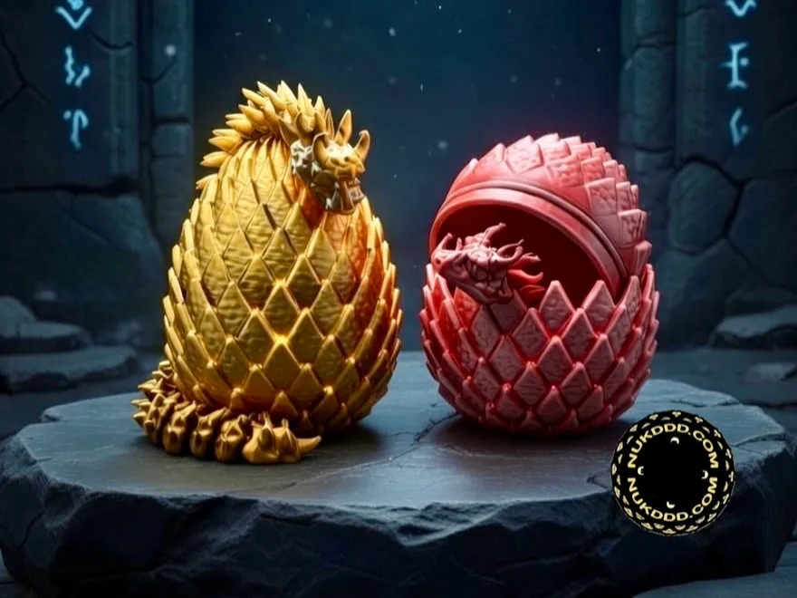 Drachenei-Behälter – Kostenloses 3D-Druckmodell – MakerWorld