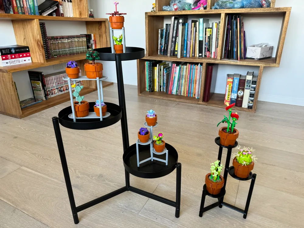 Bald Oliv - A Miniature Tiered Plant Stand - Free 3D Print Model ...