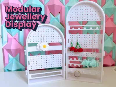 Modular Jewelry Display Stand Earring/Ring/Pendant by Trinkify3D ...