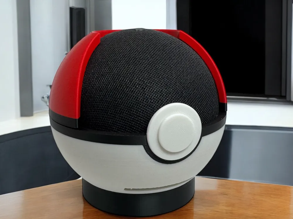 Amazon Echo Dot Alexa Dock poké ball Edition by KD3D MakerWorld ...