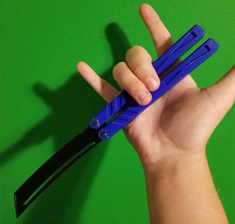 Samurai Balisong (Tanto Blade) by Kz1nk - MakerWorld