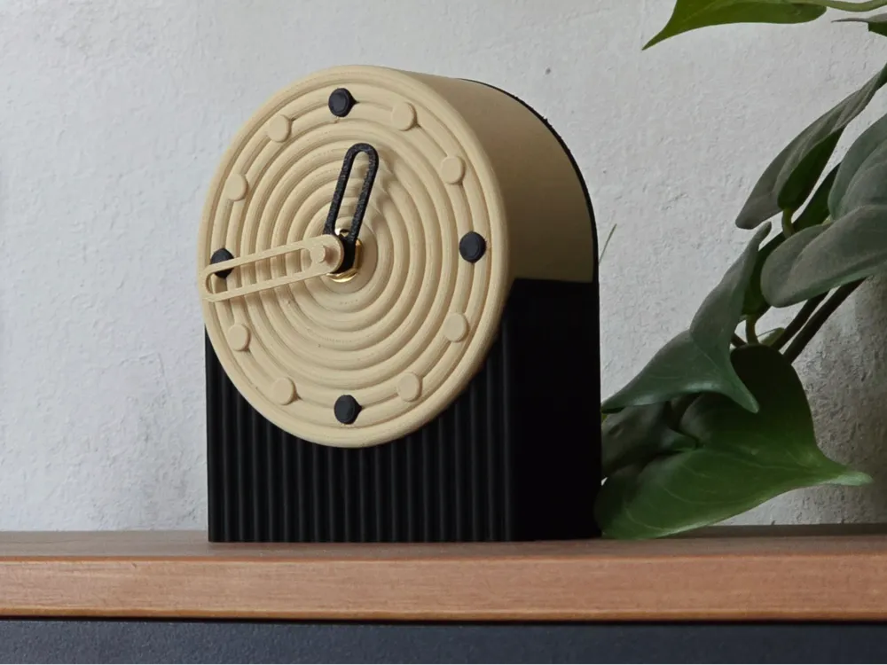 Modern Minimalist Waving Clock by Robota MakerWorld: Download Free 3D ...