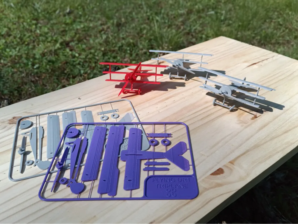 Twin-wing Airplane Assembly Model Remixed by 黄金阿穆 MakerWorld: Download ...