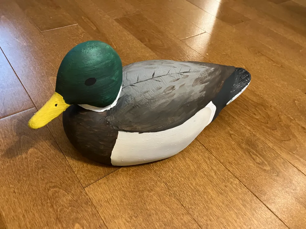 Mallard Duck Decoy - Free 3D Print Model - MakerWorld
