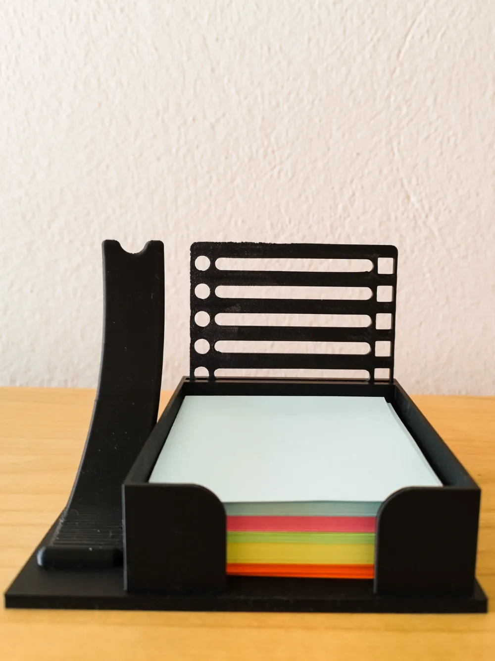 Desk Organizer|Sticky Notes, Stencil & Pen Holder by 7CUTS MakerWorld ...