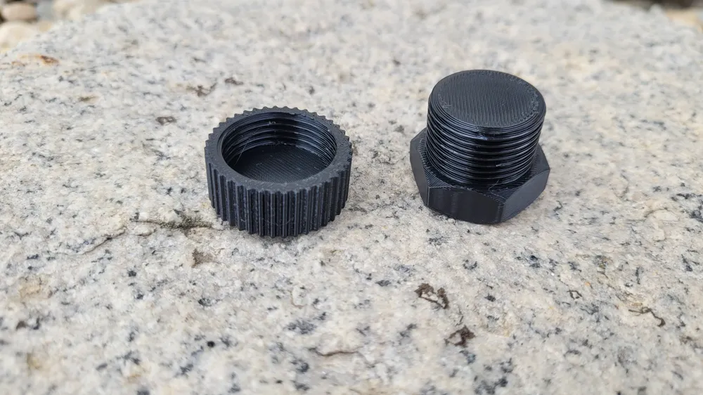 Winter Plugs and Caps, Various Inch Threads - Free 3D Print Model ...