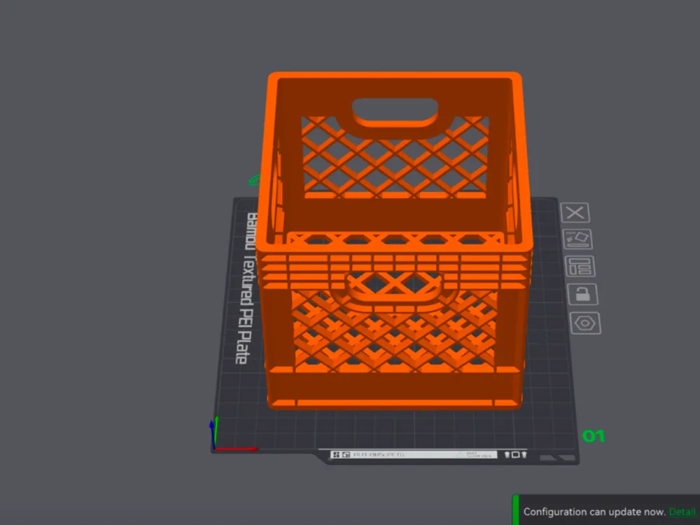 Mini Milk Crate - Free 3D Print Model - MakerWorld