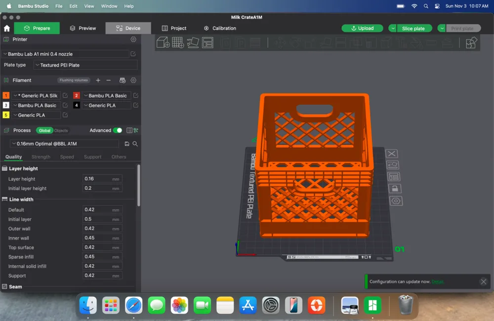 Mini Milk Crate - Free 3D Print Model - MakerWorld