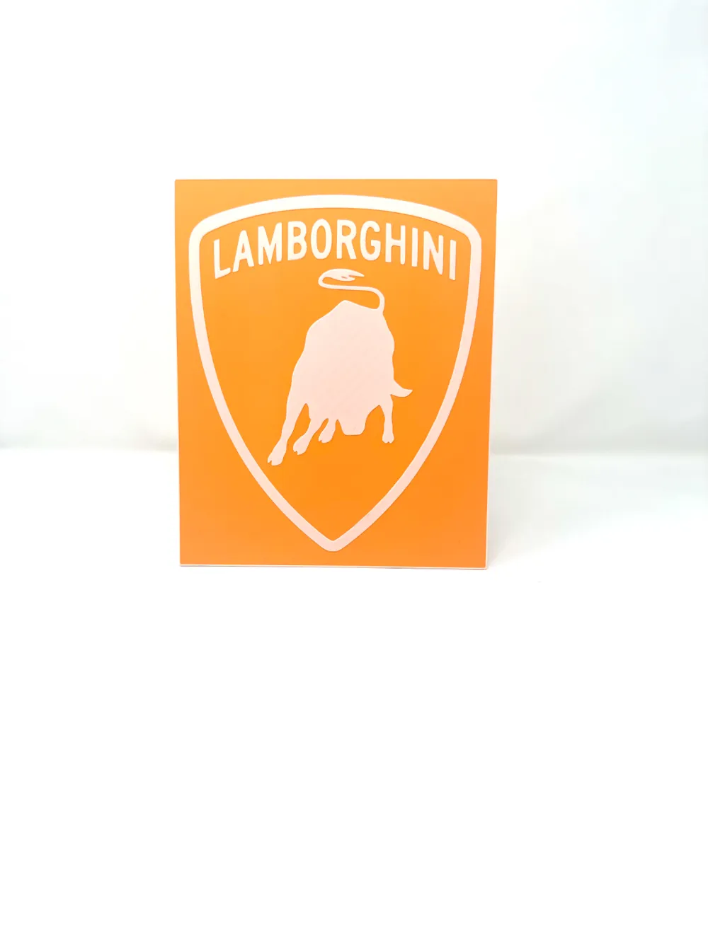 Lamborghini Badge Logo Wall Art Sign - Free 3D Print Model - MakerWorld