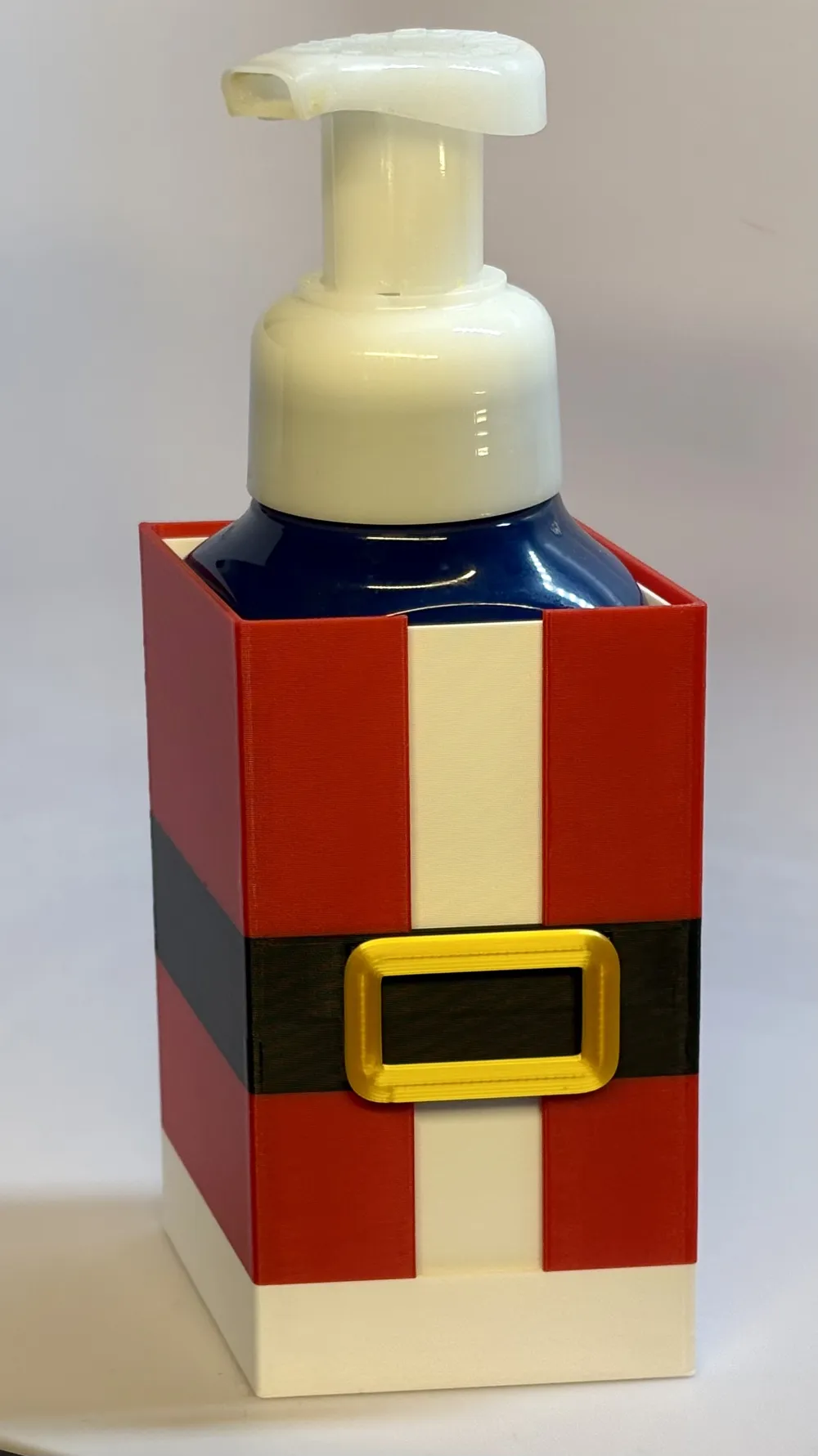 Santa Suit Sleeve for Hand Soap Dispensers - Free 3D Print Model ...