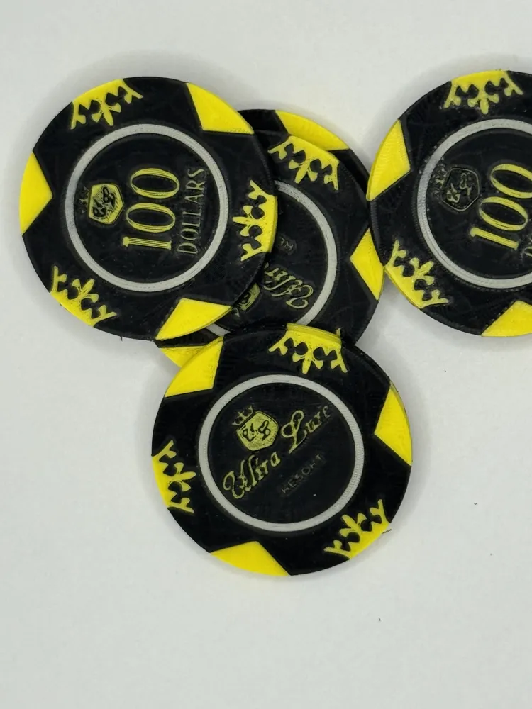 Fallout New Vegas Ultra-Luxe Poker chip by NerdForge go MakerWorld ...