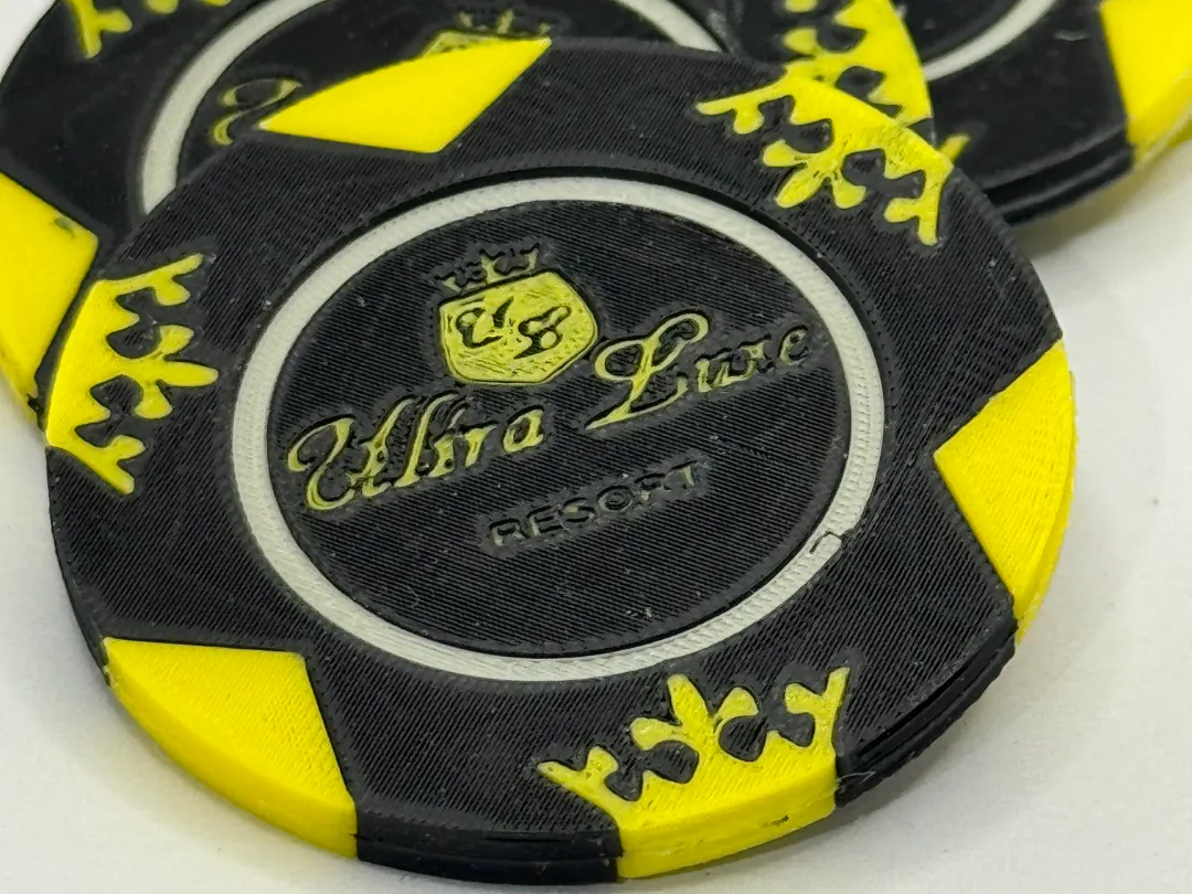 Fallout New Vegas Ultra-Luxe Poker chip by NerdForge go MakerWorld ...