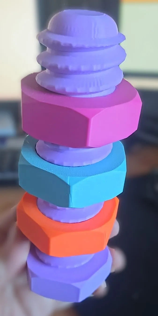 Screw nut educational game - Free 3D Print Model - MakerWorld