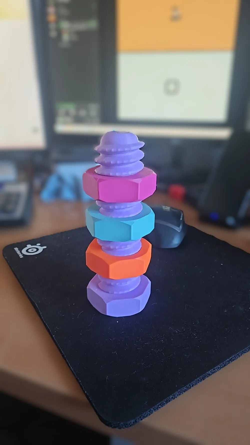 Screw nut educational game - Free 3D Print Model - MakerWorld