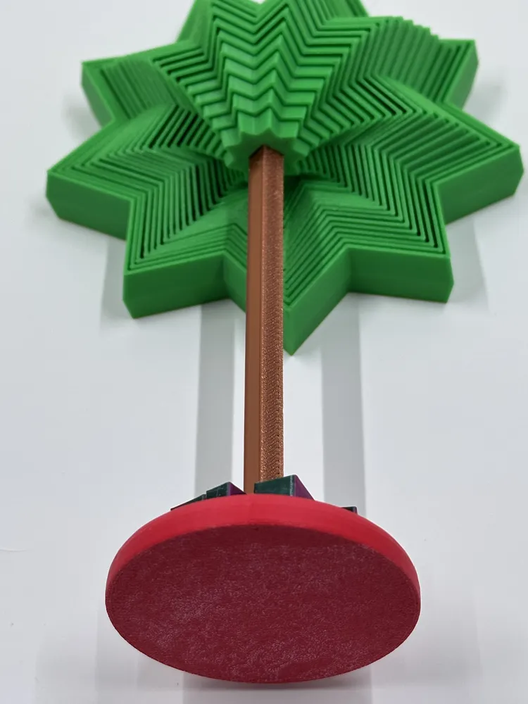 Christmas Tree Fidget Base - Free 3D Print Model - MakerWorld