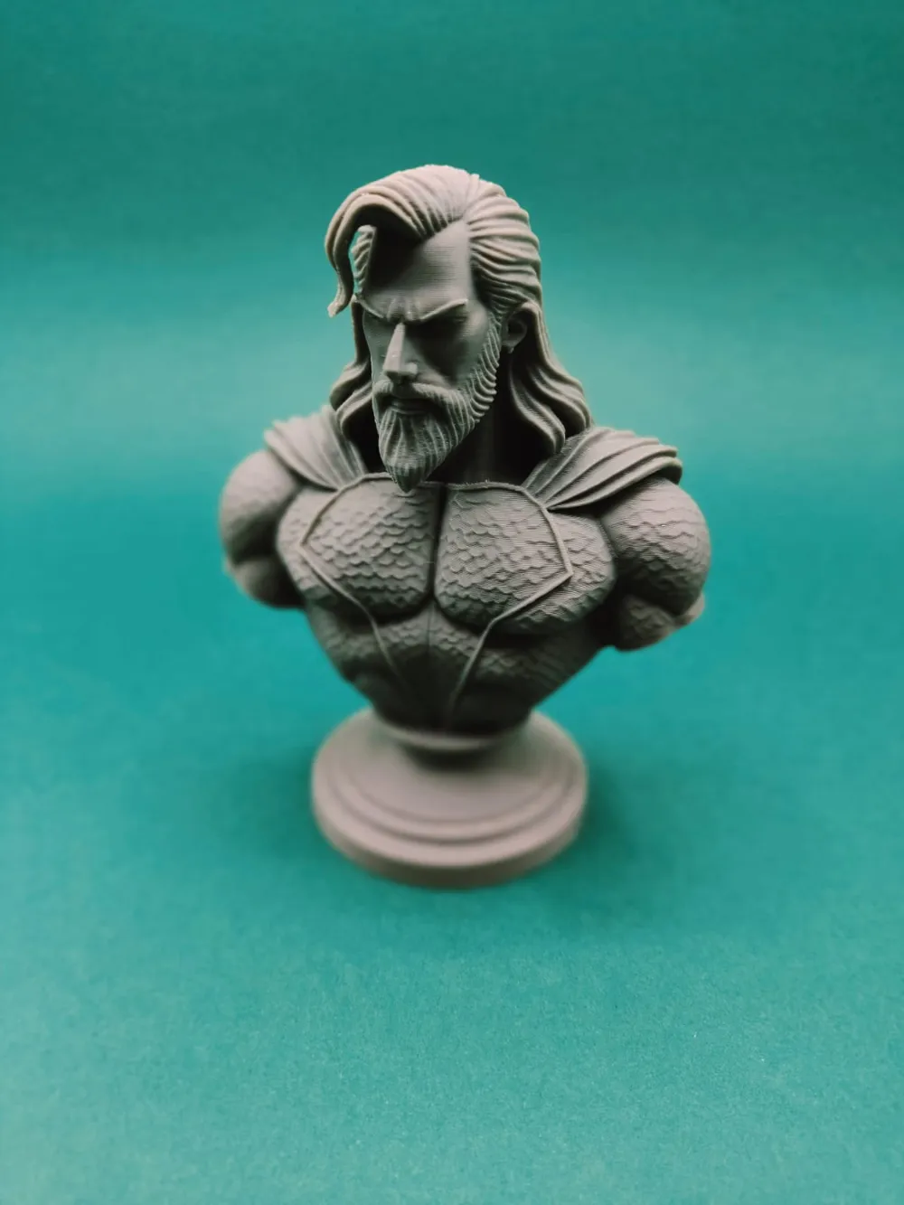 Aquaman Bust - Free 3D Print Model - MakerWorld