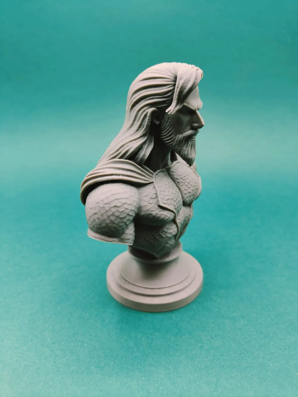 Aquaman Bust - Free 3D Print Model - MakerWorld