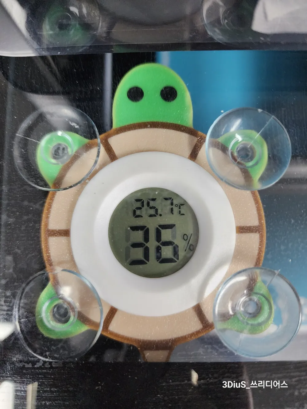 Turtle Character Temperature Hygrometer Stand - Free 3D Print Model ...