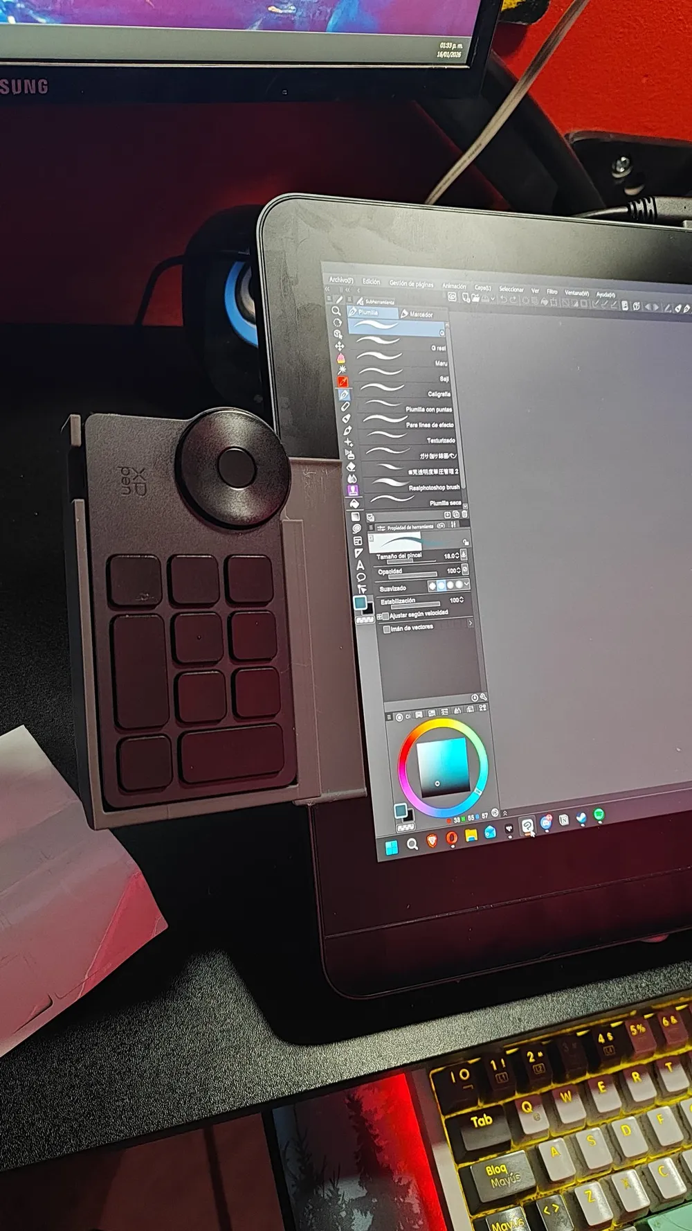 ACK05 XP Pen Mount to XP Pen Artist Pro 19 (Gen 2) - Free 3D Print ...