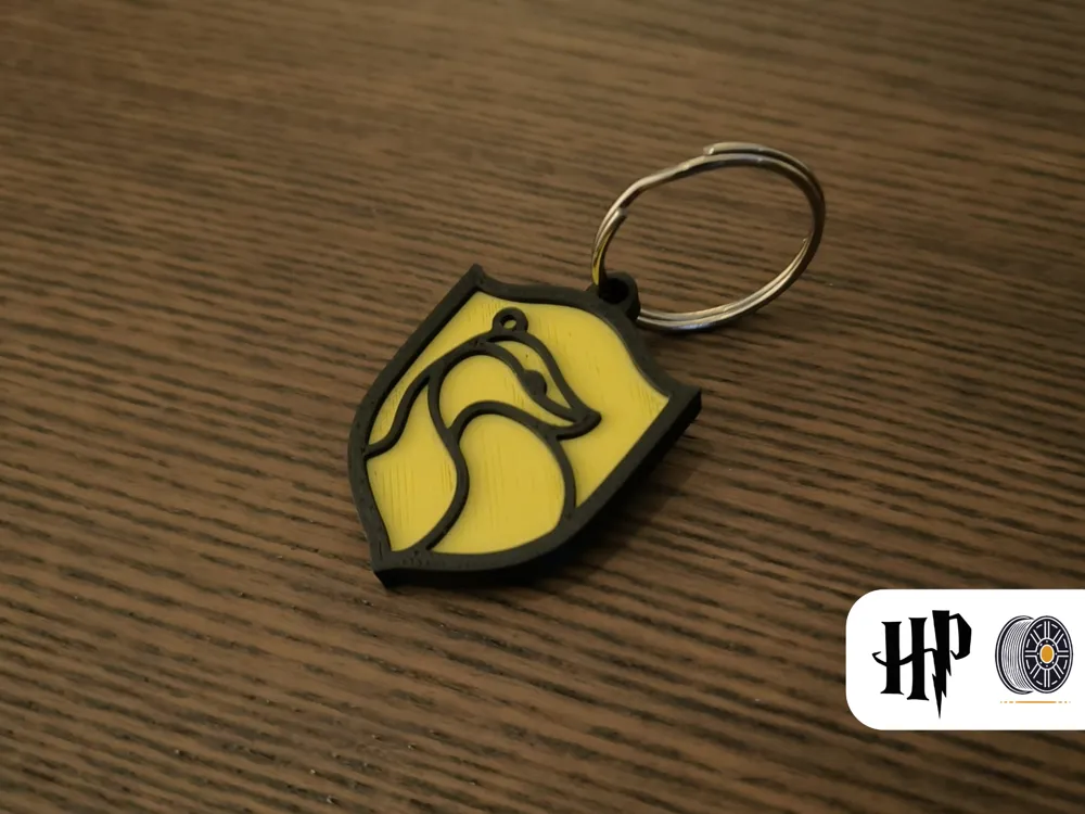 Hufflepuff | Harry Potter House Keychain by Mike.stl MakerWorld ...