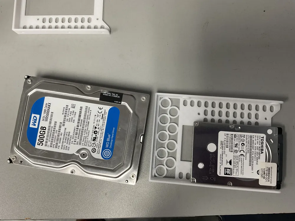 RAID 2.5" SSD to #.5" HDD Adapter Tray Remixed by Motome MakerWorld ...