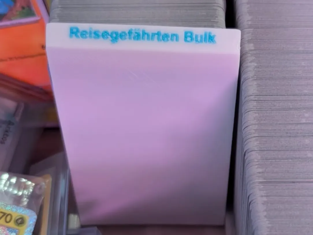 Pokémon TCG Card Divider (for Organizer) - Free 3D Print Model - MakerWorld