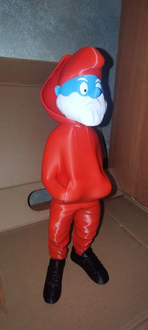 Papa Smurf Urban Fan Art by Upcrid MakerWorld: Download Free 3D Models