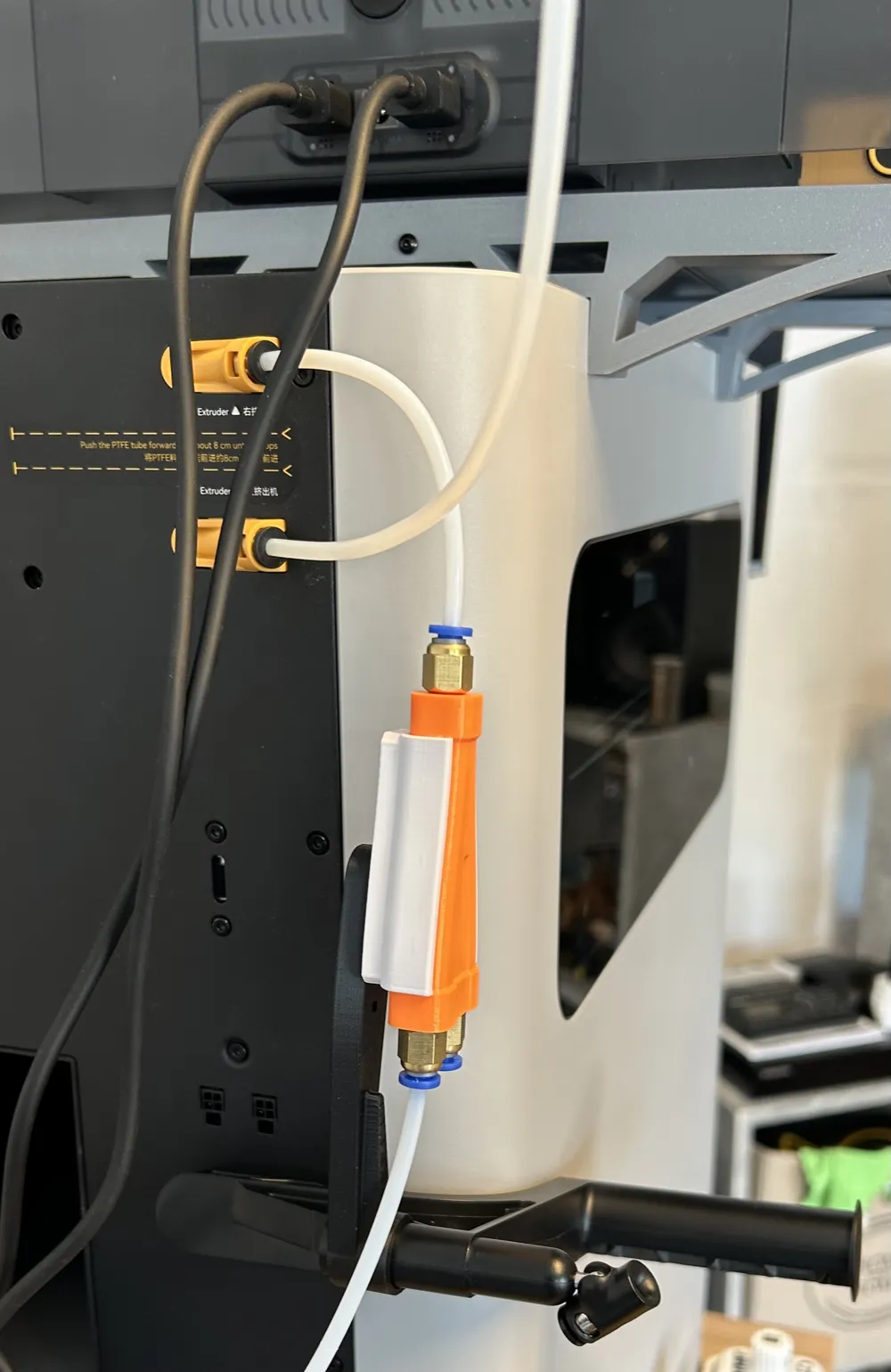 PTFE Tubing Strain Relief on the H2D - Free 3D Print Model - MakerWorld