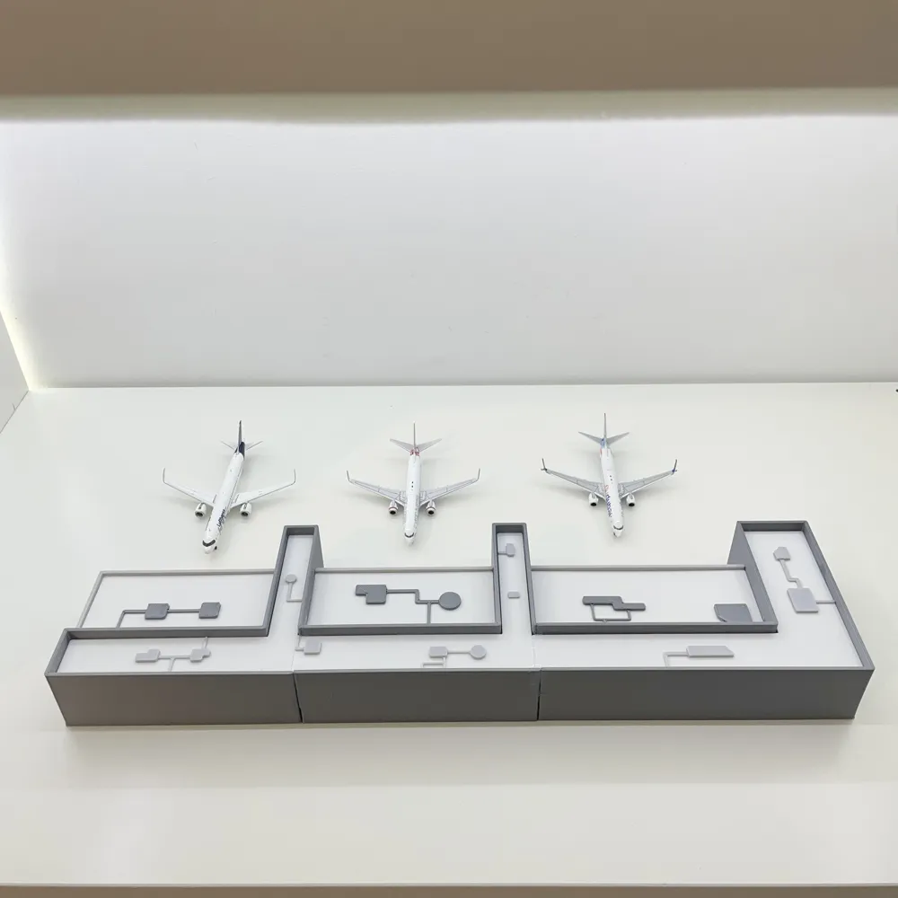 1:400 Model Aircraft Airport Terminal by OskarLabs MakerWorld: Download ...