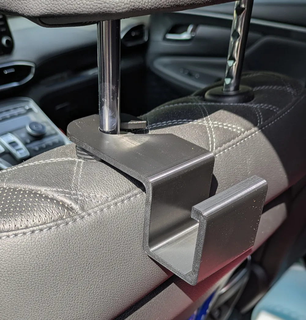 Car Headrest Bag Holder Super Strong Universal Fit - Free 3D Print ...