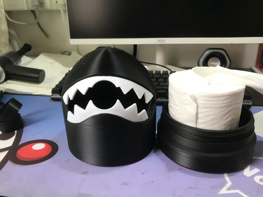 Bullet Bill Paper Towel Holder - Free 3D Print Model - MakerWorld