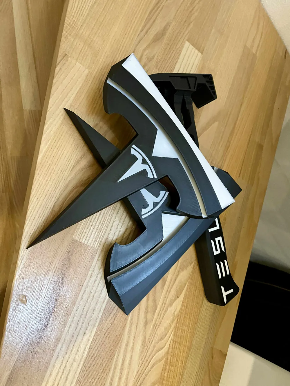 Tesla ice scraper by The Line Art Girl