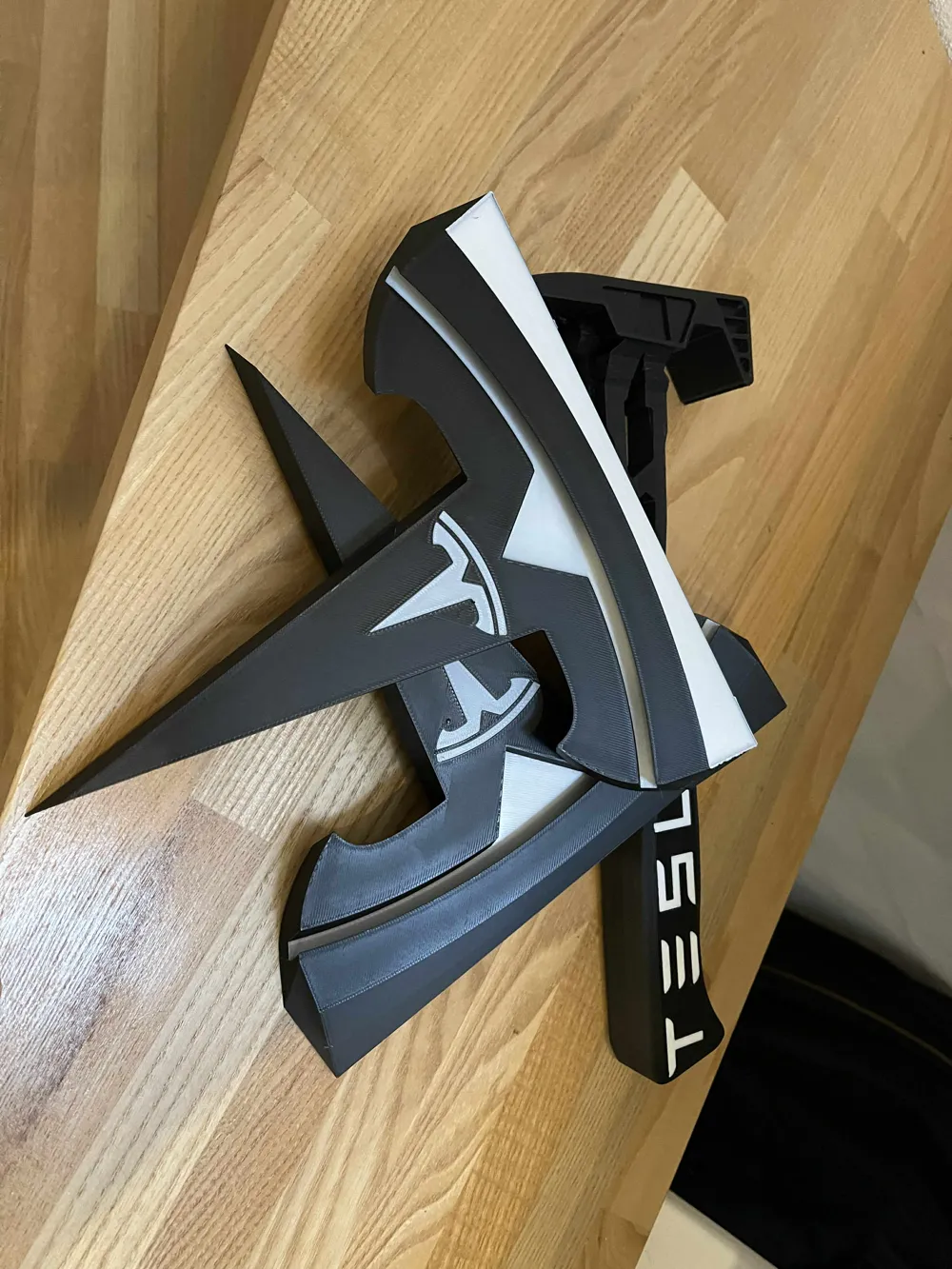 Tesla ice scraper by The Line Art Girl