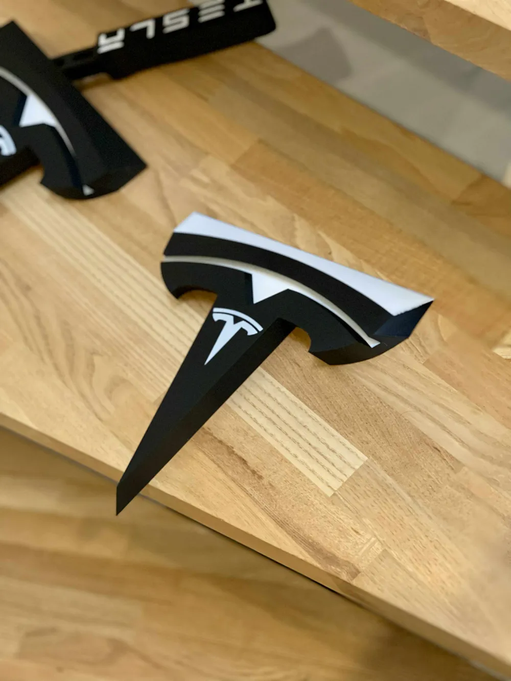 Tesla ice scraper by The Line Art Girl