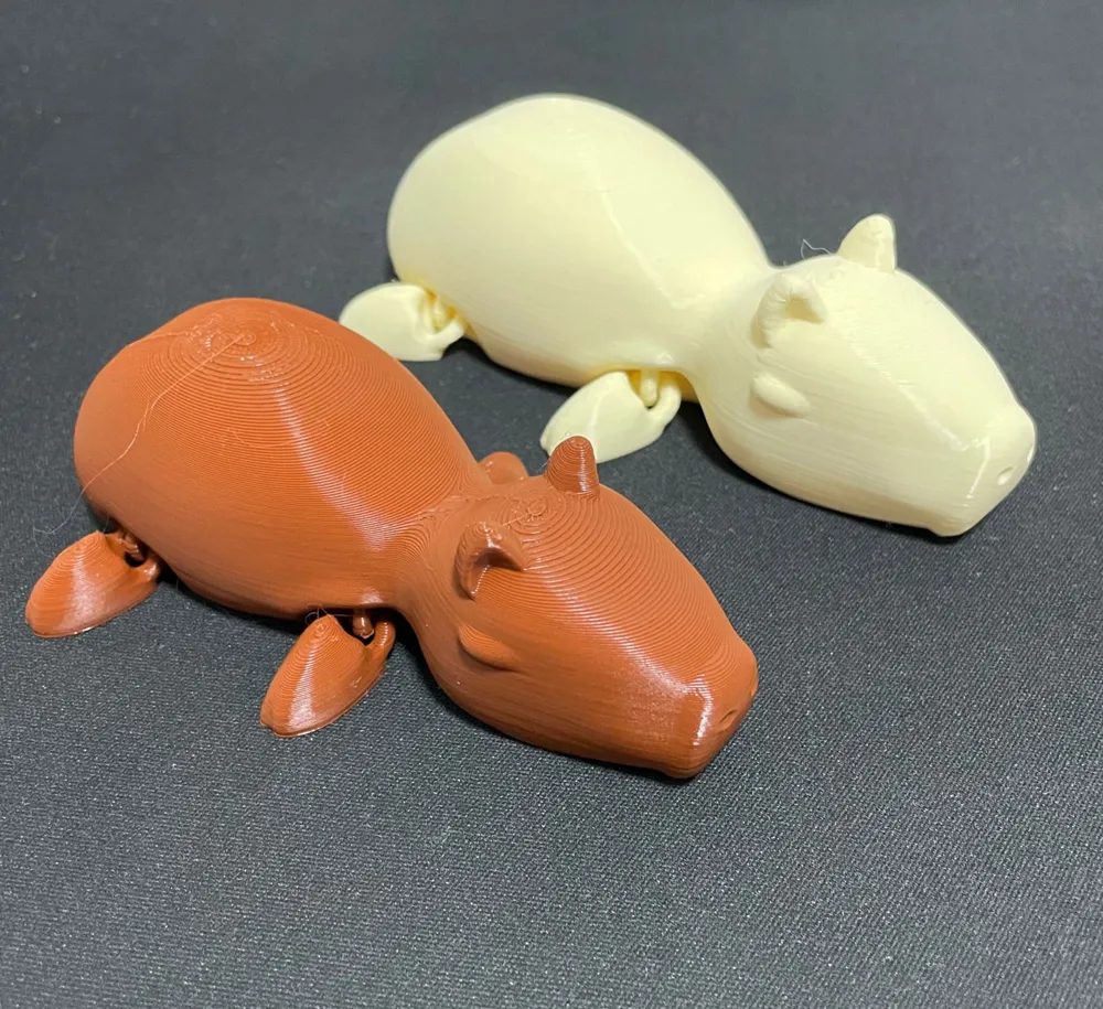Flexi Capybara with Butt by UniDuni3d - MakerWorld