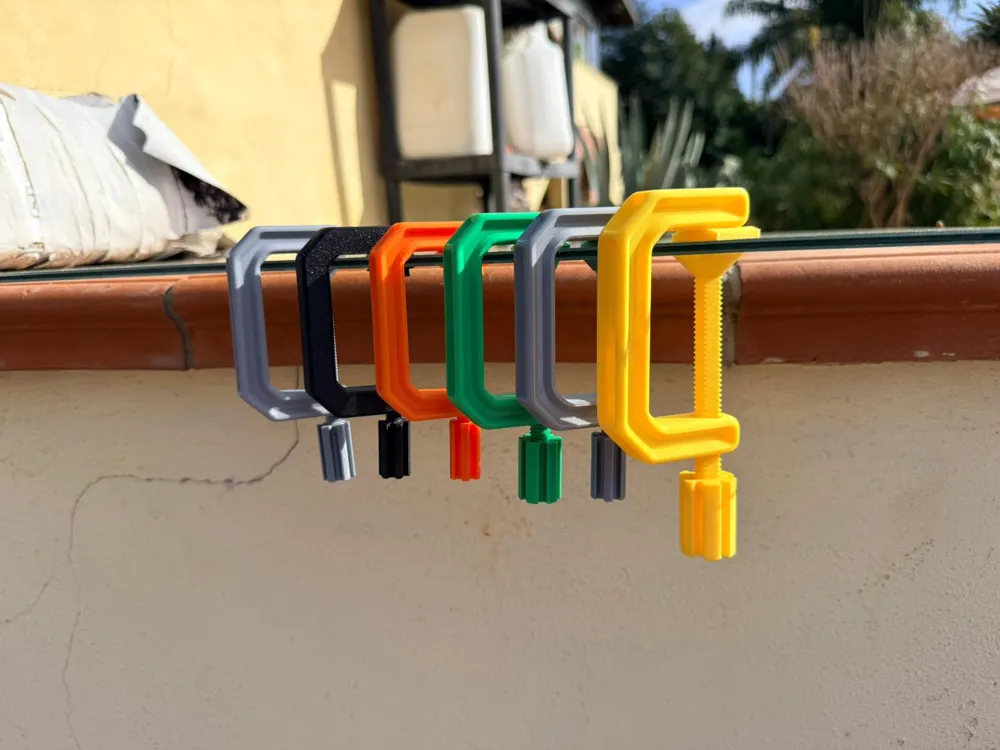 C-Clamp Fast Print, Robust Design - Free 3D Print Model - MakerWorld