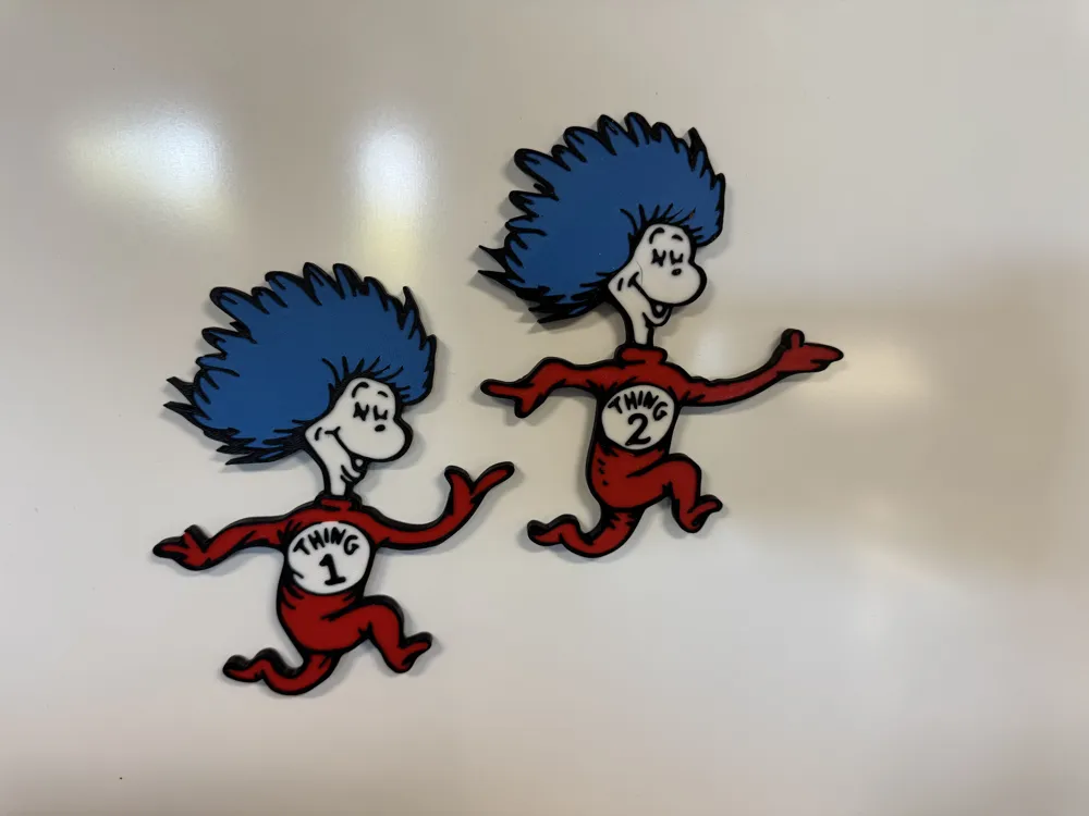 Thing 1 and Thing 2 Collection by Kelzan MakerWorld: Download Free 3D ...
