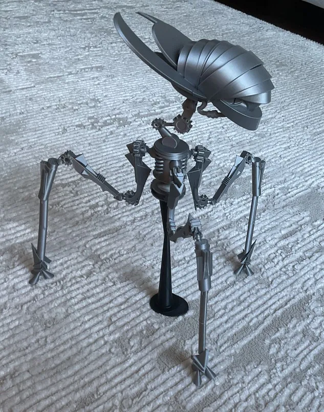 Articulated Martian Spider - The Great Martian War - Free 3D Print ...